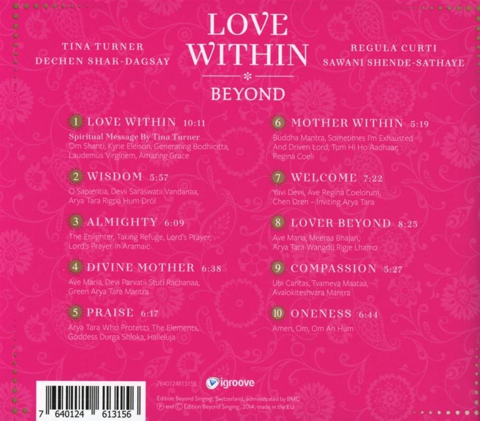 Love Within - Beyond - Harcover-Deluxe Edition von Tina Turner, Dechen ...