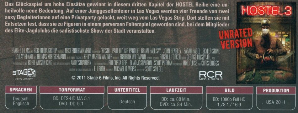 Hostel 1-3 - Complete Collection Limited Collector's Edition, Mediabook ...